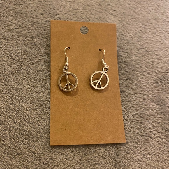 Jewelry | Peace Sign Earrings | Poshmark
